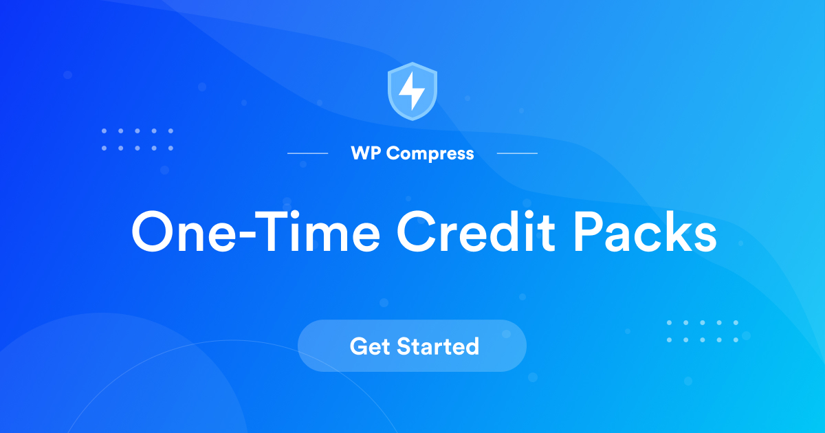 Credit Packs - WP Compress
